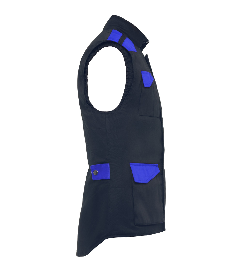 CHALECO MULTIBOLSILLOS COMBINADO | Azules de Vergara