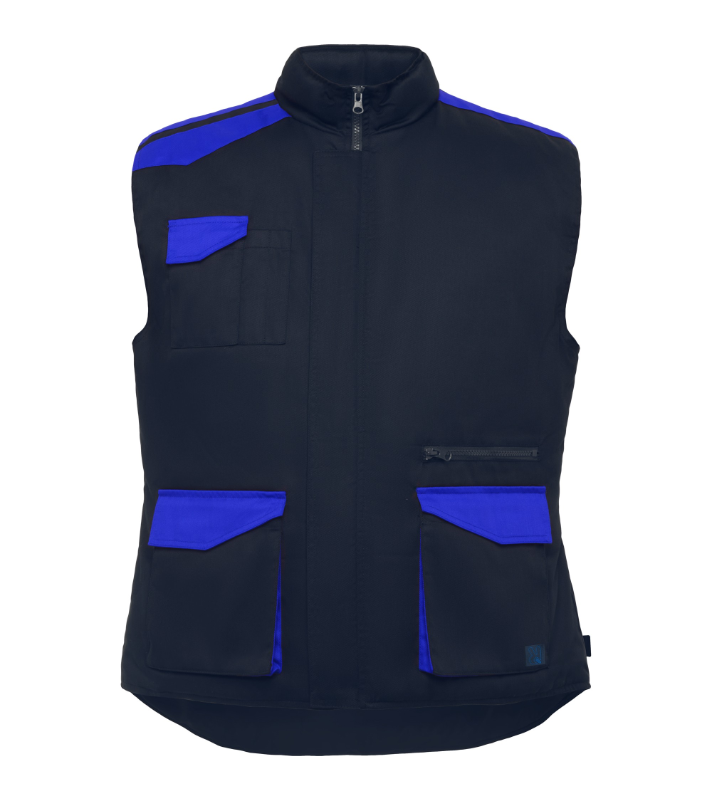 CHALECO MULTIBOLSILLOS COMBINADO | Azules de Vergara