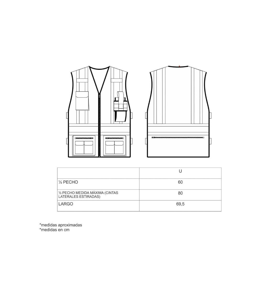 CHALECO AV MULTIBOLSILLOS | Azules de Vergara