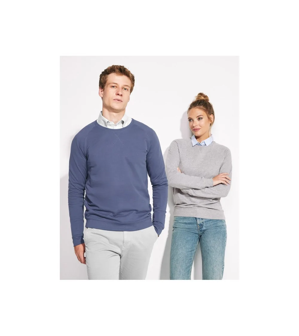 ⭐ SUDADERA SLIM FIT MANGA RANGLAN | Azules de Vergara