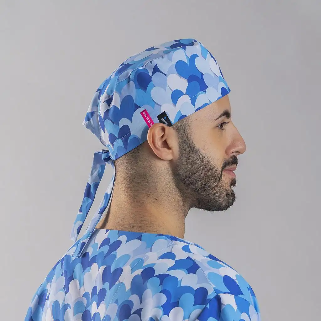 ⭐ GORRO TIRAS CORAZON AZUL AGATHA | Azules de Vergara