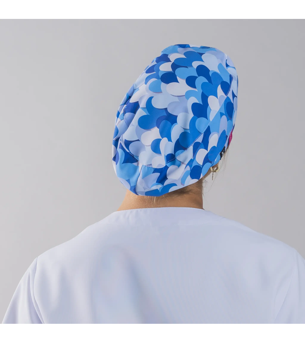 ⭐ GORRO GOMA CORAZON AZUL AGATHA | Azules de Vergara