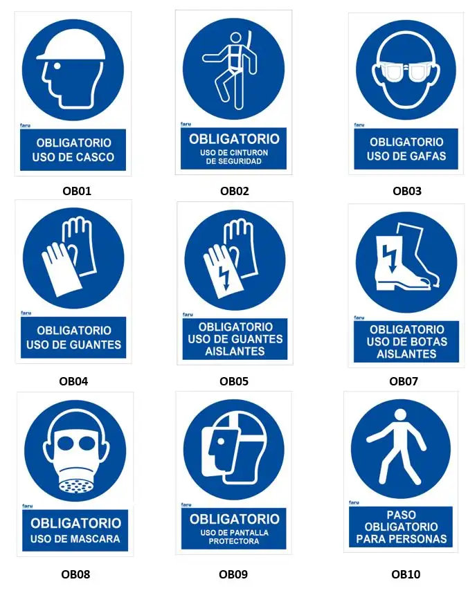 ⭐ SEÑALES DE OBLIGACIÓN | Azules de Vergara